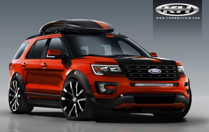 4 Wild 2016 Ford Explorer Sport SUVs with Badass Accessories