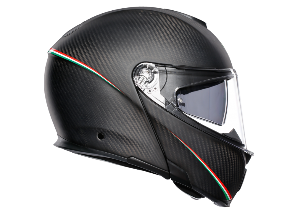 A Full Carbon Fiber Motorcycle Helmet Arrives: AGV Sportmodular