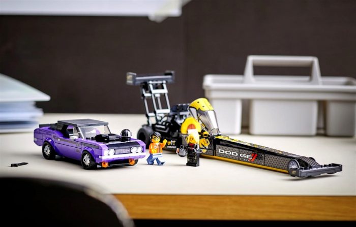 LEGO X Dodge SRT Top Fuel Dragster & 1970 Challenger | TractionLife