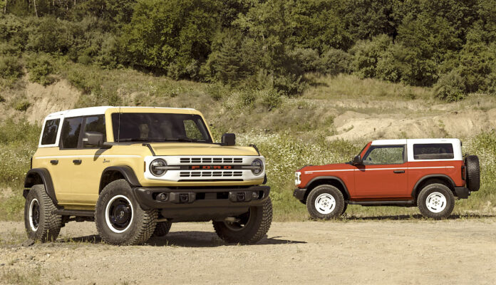 New Bronco Heritage Editions Celebrate the Original 1966 Classic