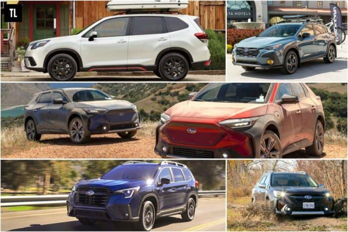 Subaru SUV Models Up Close: Smallest to Biggest