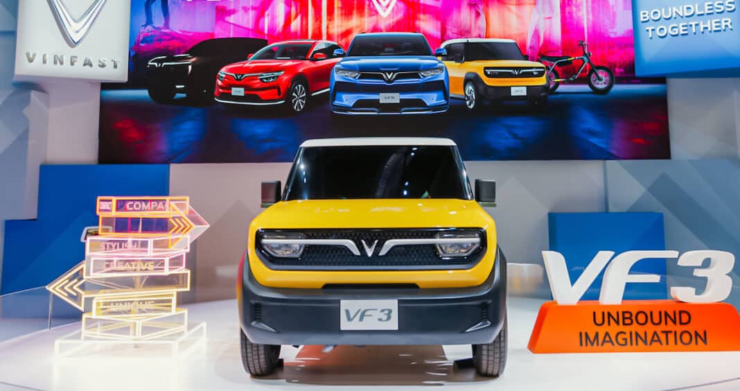 VinFast Reveals Small Electric SUV at CES in Las Vegas