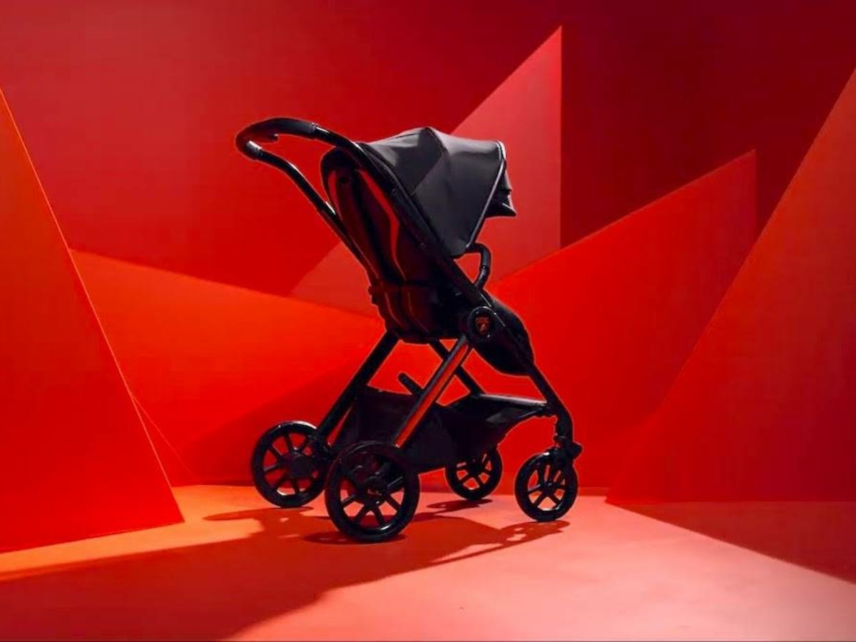 The Silver Cross X Lamborghini Stroller is a Supercar for Your Baby